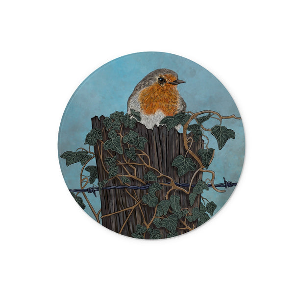 Robin Tempered Glass Chopping Board | Fox and Boo – Fox & Boo